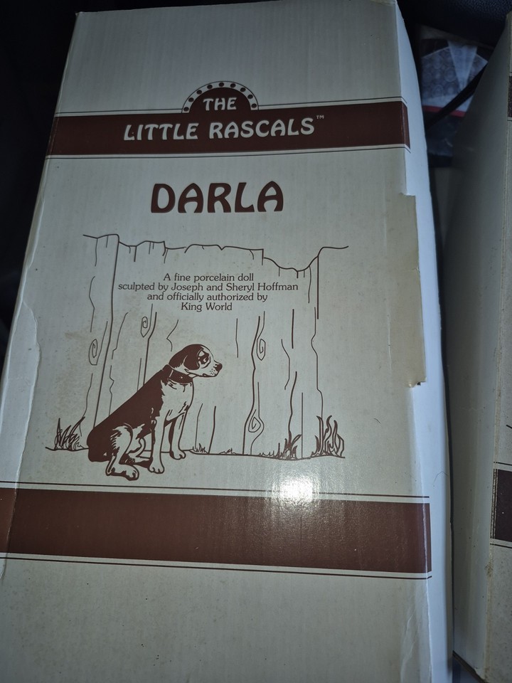 Vintage 1993 The Hamilton Collection Little Rascals Darla Porcelain ...