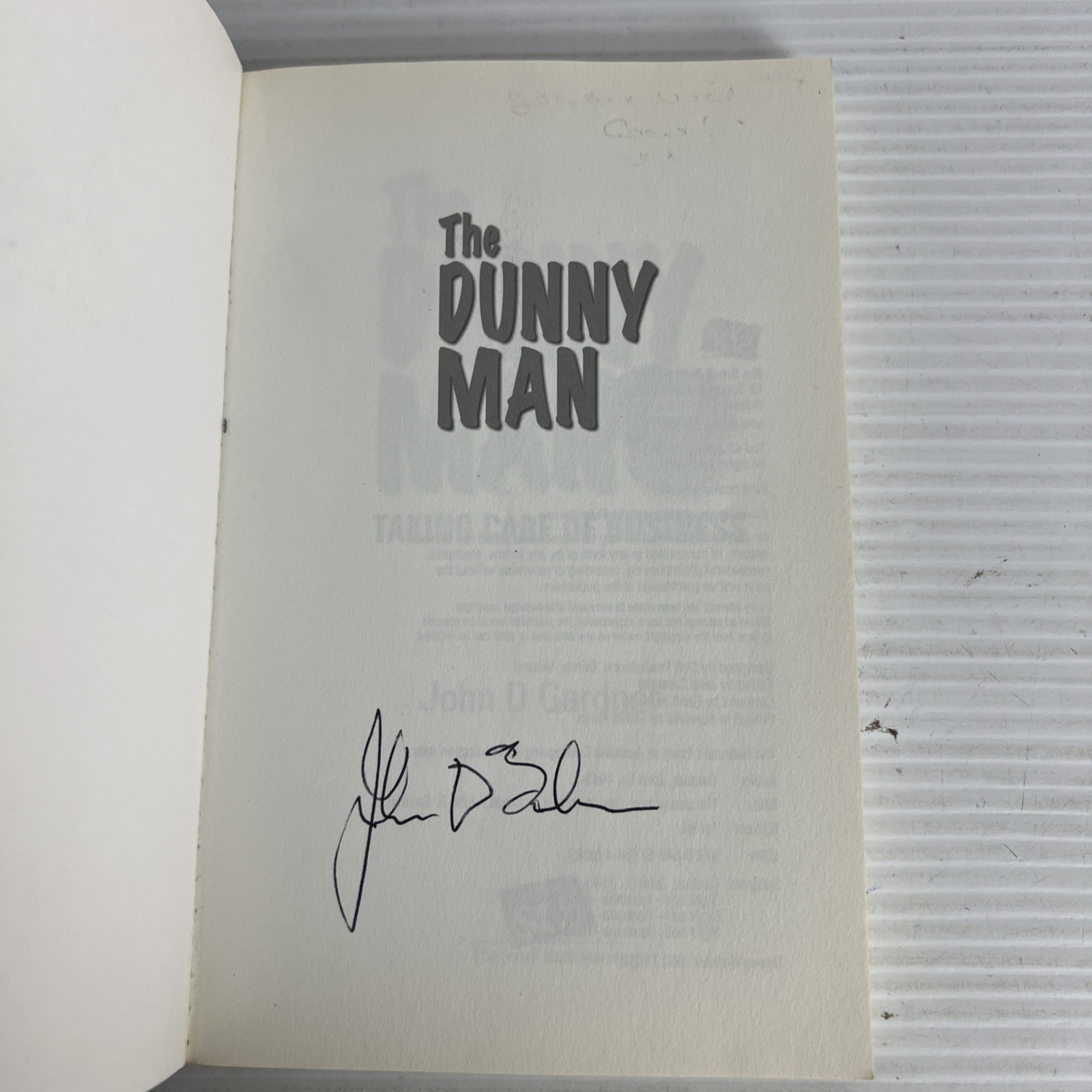 The Dunny Man by John D. Gardner (Paperback, 2009) for sale online | eBay