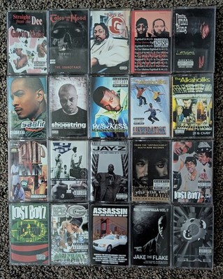 Lot Of 20 Hip Hop Cassette Tapes Various Artists 90's 00's | eBay