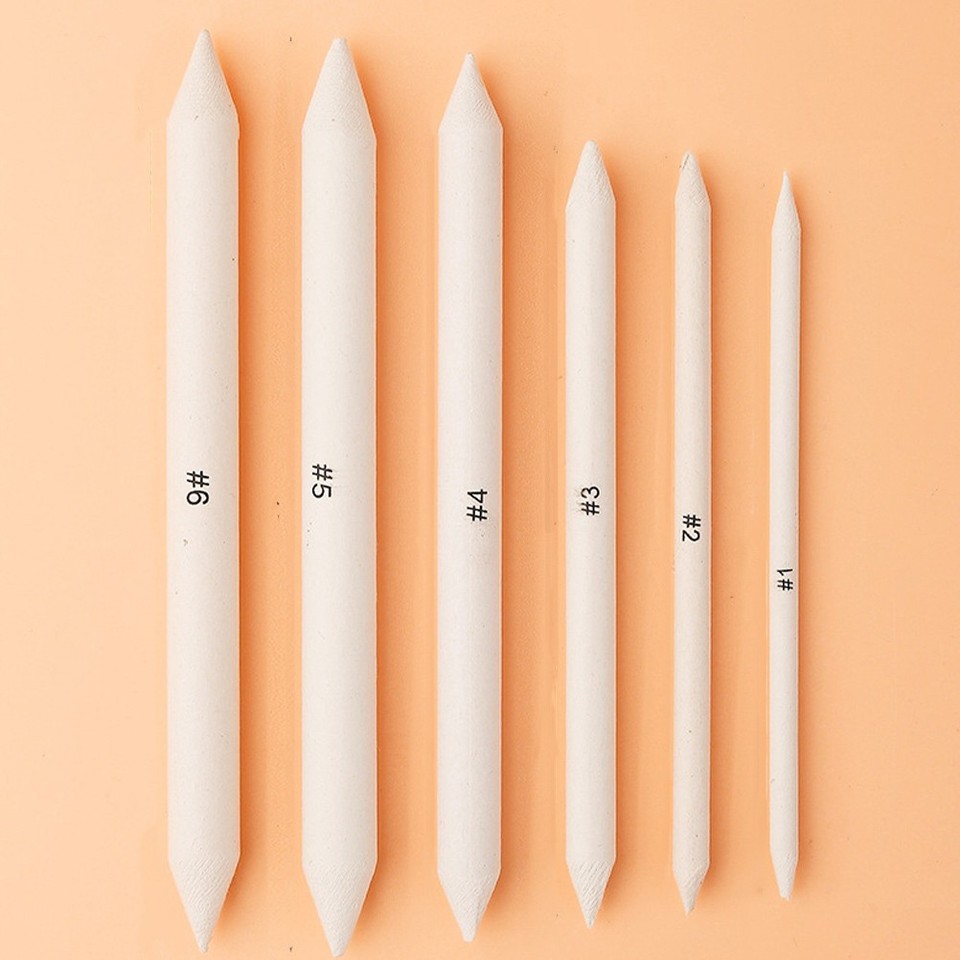 6pcs Charcoal Pencil Chalk Pencils Drawing Pencils Highlight Chalk ...