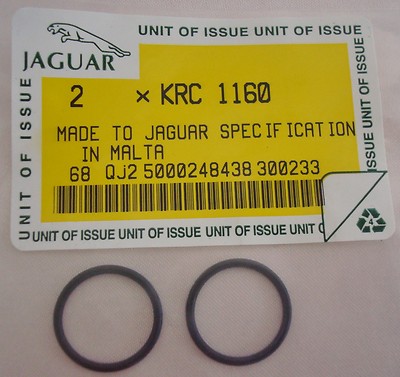 2 JAGUAR XJS 94 95 96 OIL COOLER PIPES TO OIL COOLER & OIL COOLER HOSES ...