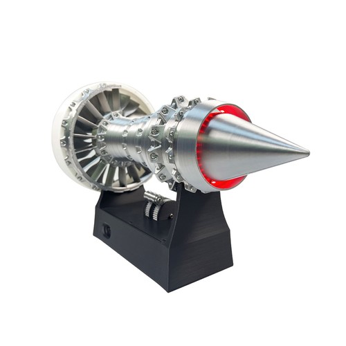 Silver White Trent 900 Aircraft Engine Electric Model with Turbofan ...