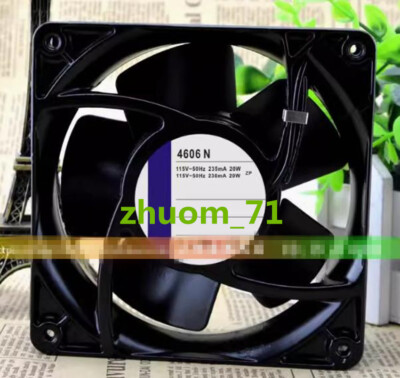 1PC ebmapst 4606N 20W 115V 12CM All metal high-temperature resistant ...