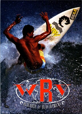 WRV Surfboards Larry Rios Print Ad Ephemera Wall Art Decor R&D | eBay