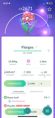 Florges Red PoGo Trade *Read Description* Cheap ,Safe and Fast | eBay