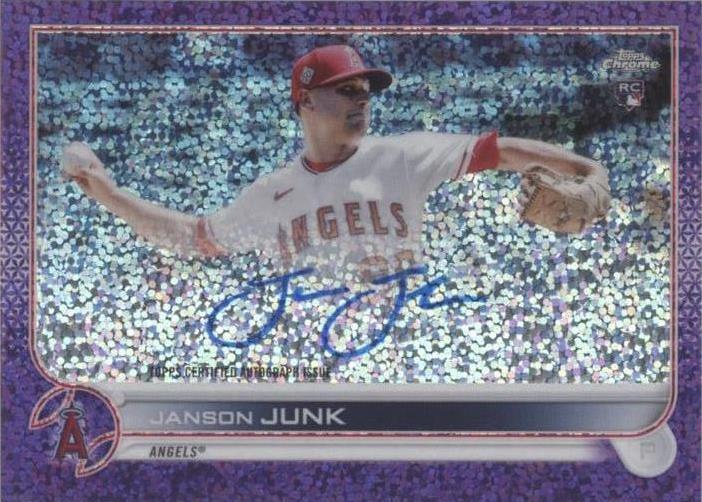 2022 Topps Chrome - Rookie Autographs Janson Junk #RA-JJ Purple Speckle ...