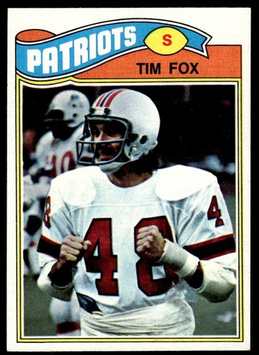 1977 Topps Tim Fox Rookie New England Patriots #422 | eBay