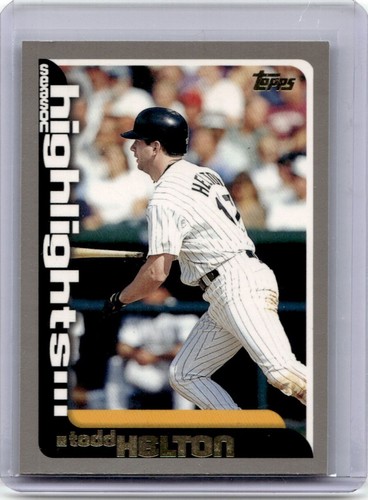 2000 Topps Todd Helton HOF Colorado Rockies #221 | eBay