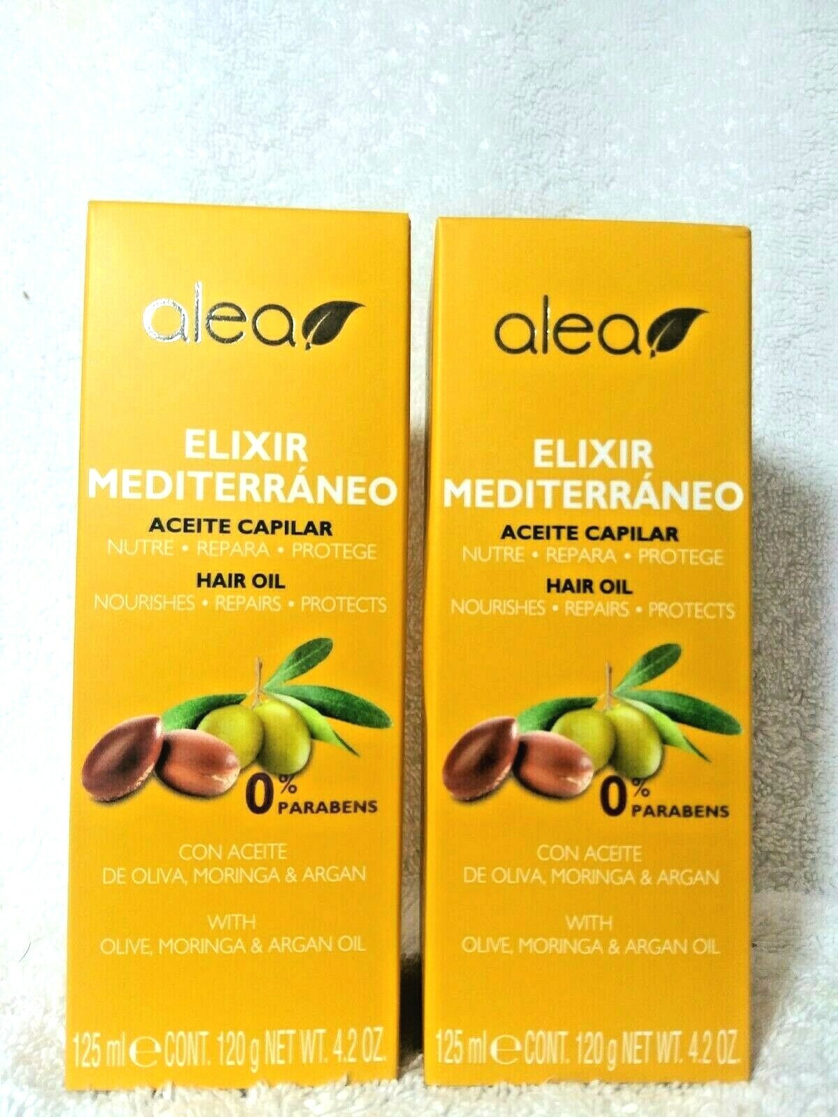 ALEA ELIXIR MEDITERRANEO HAIR OIL WITH OLIVE, MORINGA & ARGAN OIL-125ml ...