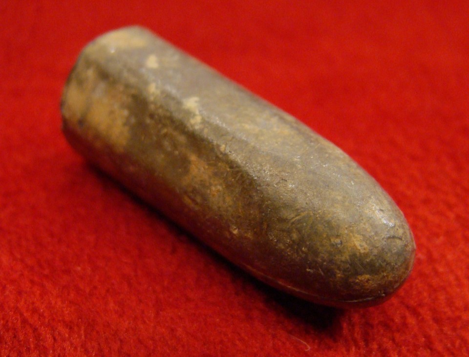 RARE .45 CAL.HEXAGONAL WHITWORTH RIFLE BULLET-M&M # 1-CONFEDERATE ...