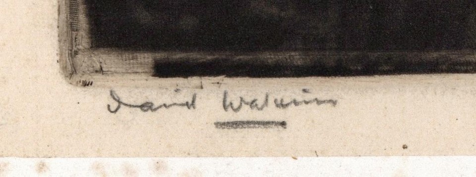 David Waterson Mezzotint The Fringe Of Fife Scotland | eBay UK