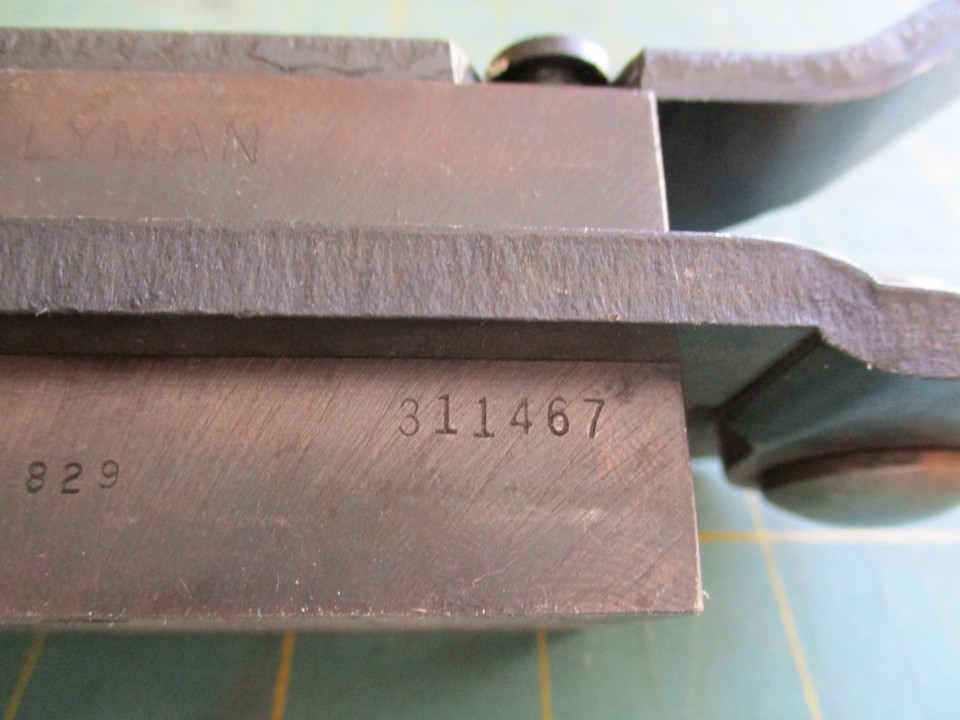 RELOADING TOOLS * LYMAN * BULLET MOLD * 4 CAVITY * 30 CAL * 311467 ...