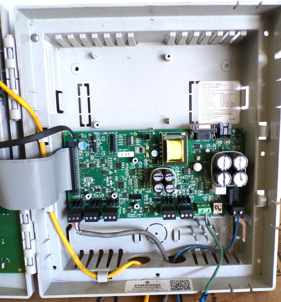Emerson E2 RX400 Control System RX-400 w/ Display 845-1400 Used Cut Out ...