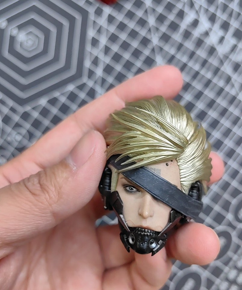 Head Sculpt Figure HT Hot Toys HT VGM19 Metal Gear Rising Revengeance 1 ...