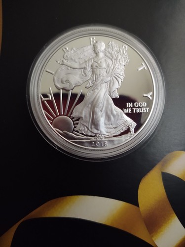 2018 W PROOF SILVER EAGLE CONGRATULATIONS SET IN ORIGINAL MINT ...