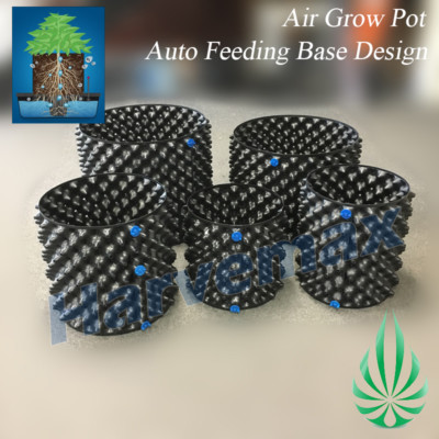 [10x] Air Rocket Grow Pot /W Solid Auto Feeding Base Plant Root ...