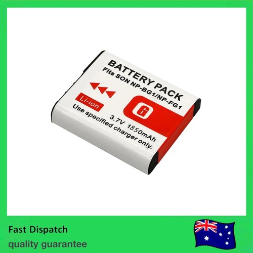 1850mAh For Sony NP-bg1 Battery NP bg1 NPbg1 Battery FG1 DSC W120 W125 ...