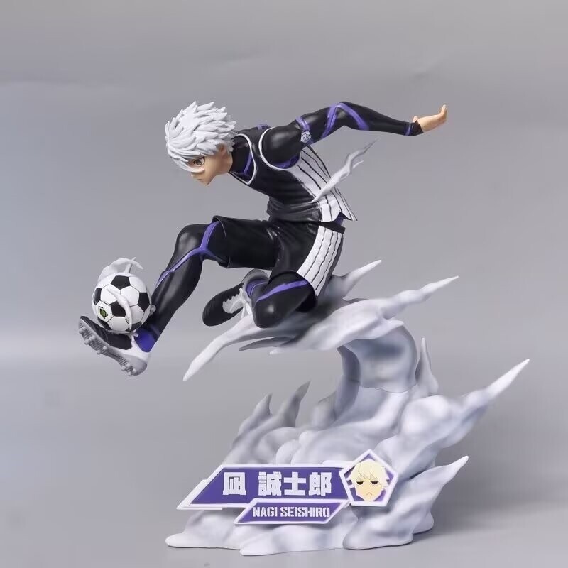 Anime BLUE LOCK Nagi Seishiro No. 11 Jersey. Kick Figure PVC Statue ...