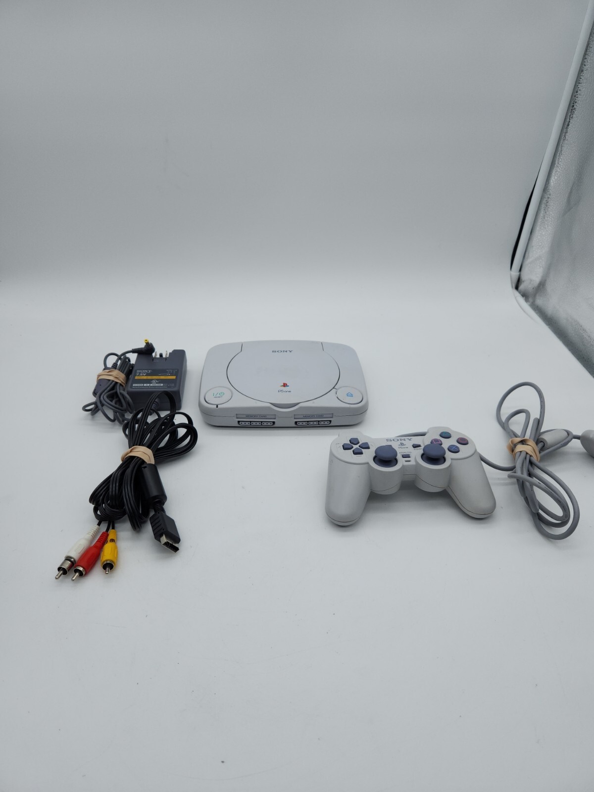 Official Sony PlayStation 1 PS1 Slim PSone Console Complete w ...