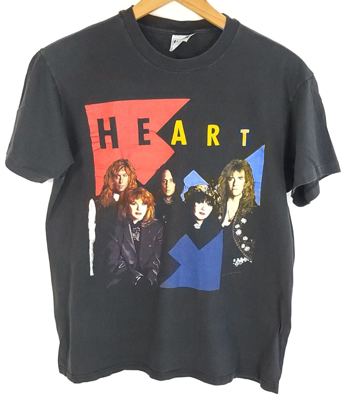 Vintage Heart Brigade World Tour 1990 Graphic T-Shirt… - Gem