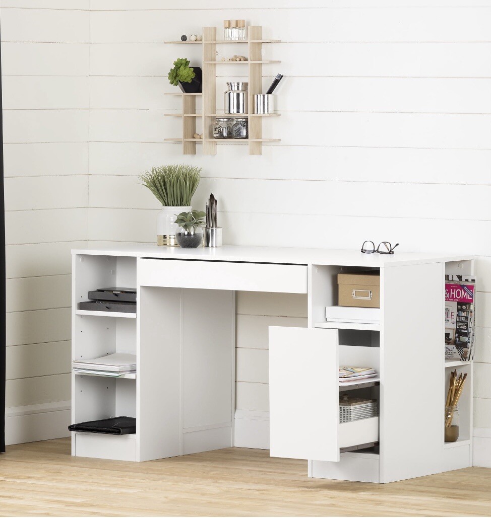 South Shore Crea Craft Table - Pure White for sale online | eBay