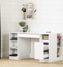 South Shore Crea Craft Table - Pure White for sale online | eBay