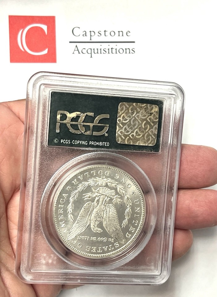 1885-CC $1 Morgan Dollar Silver PCGS MS63 PL (Proof Like) OGH NEW ...