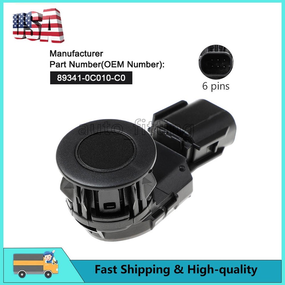 4x Bumper Parking Sensor For Toyota RAV4 Tacoma Tundra 2014- 2018 89341 ...
