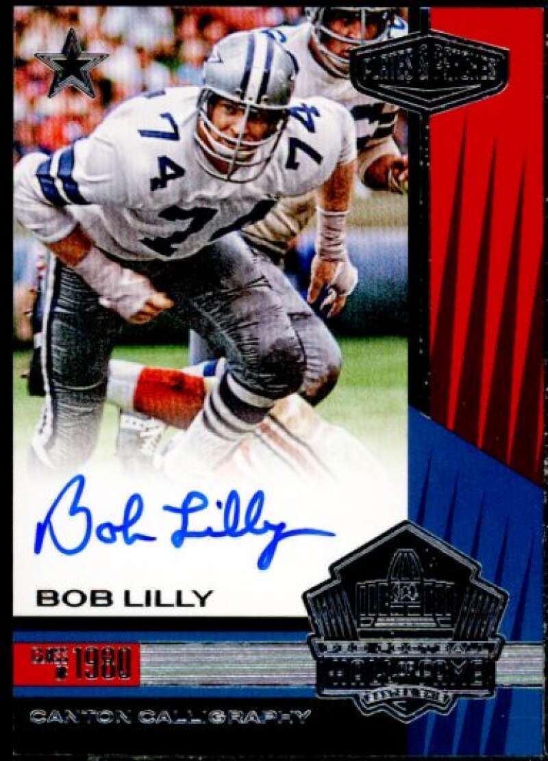 Bob Lilly Card 2017 Panini Plates and Patches Canton Calligraphy #8 | eBay