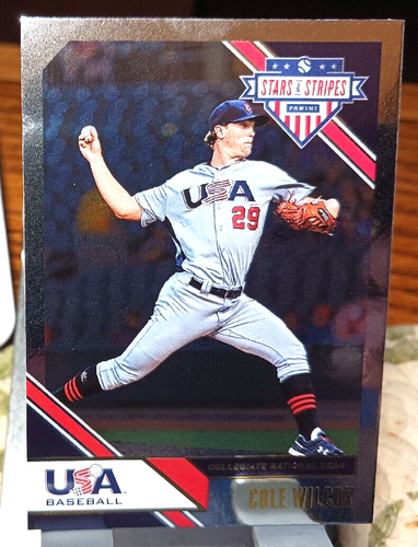 2020 Panini USA Baseball Stars & Stripes Cole Wilcox #76 (NM) Free ...