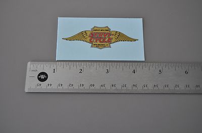 New SIMPLEX Servi-Cycle Front Decal water slide GOLD | eBay