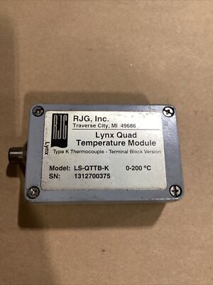 RJG Lynx Quad Temperature Module LS-QTTB-K#696I112 | eBay