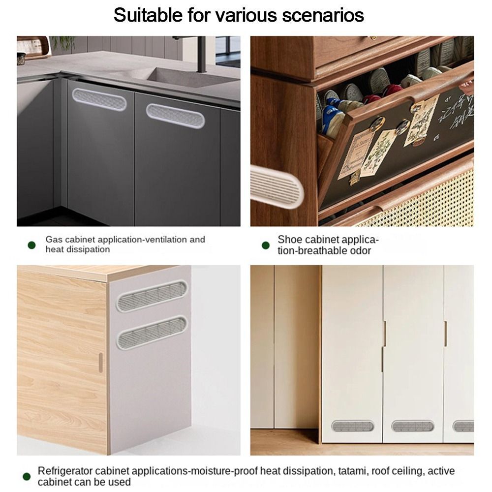 Rectangular Ventilation Grille Plastic Wardrobe Vent Wardrobes | eBay