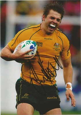 rugby autograph DREW MITCHELL photo 15X21 signe AUSTRALIA | eBay