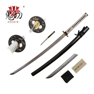 ONIKIRI 41" FULL TANG HANDMADE SAMURAI SWORD RAZOR SHARP Katana Ray ...