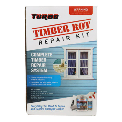 Turbo Timber Rot Repair Kit 500ml Wood Treatment | eBay Australia