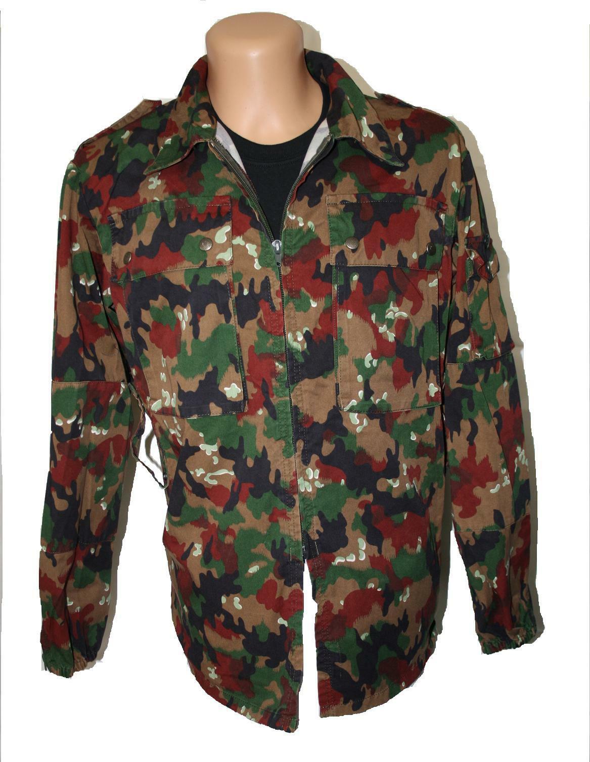 Schweizer Armee Feldjacke M83 Alpentarn Camo original TAZ83 Militär ...