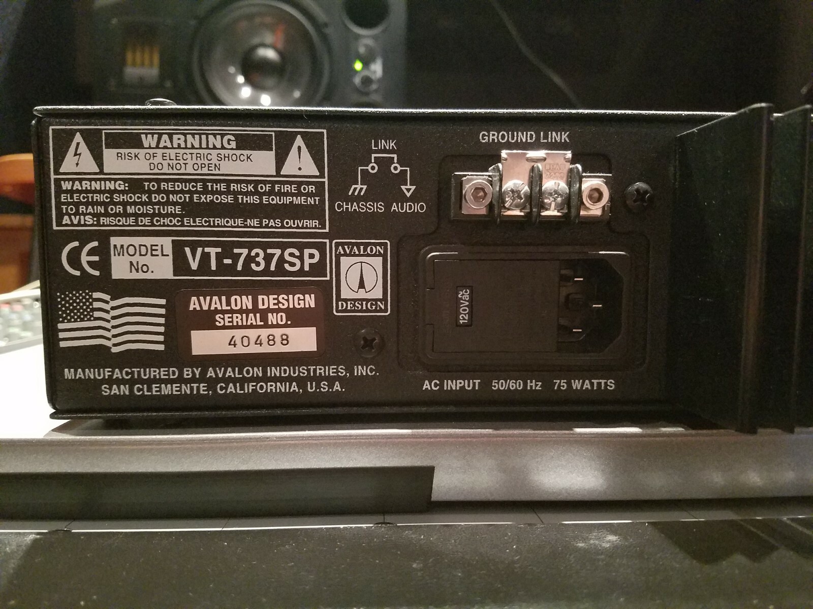 Avalon 737SP Tube Preamp, Compressor | eBay