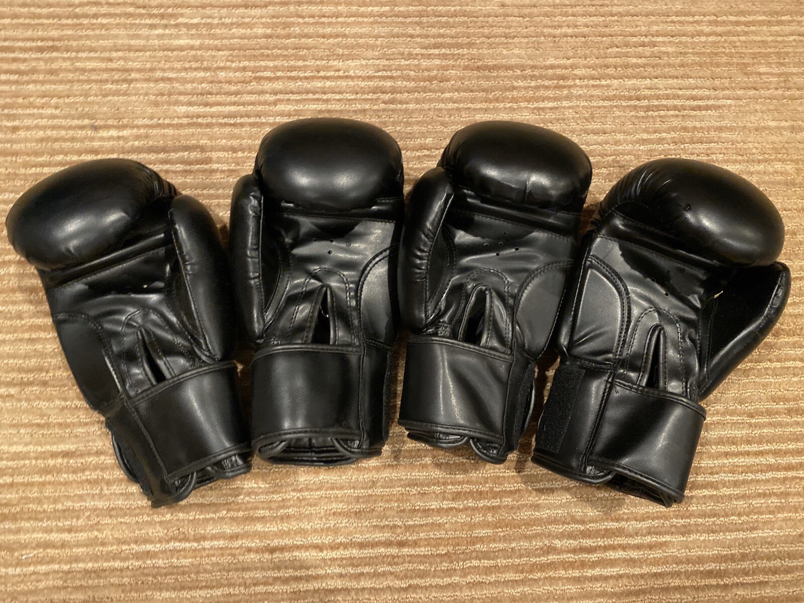 2 Pairs Of Century 12 oz Adult Black Kickboxing Gloves Ilovekickboxing ...