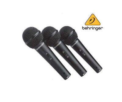 Behringer XM1800S 3ea Mic Dynamic 80Hz~15KHz Super Cardioid 600Ω 270g ...