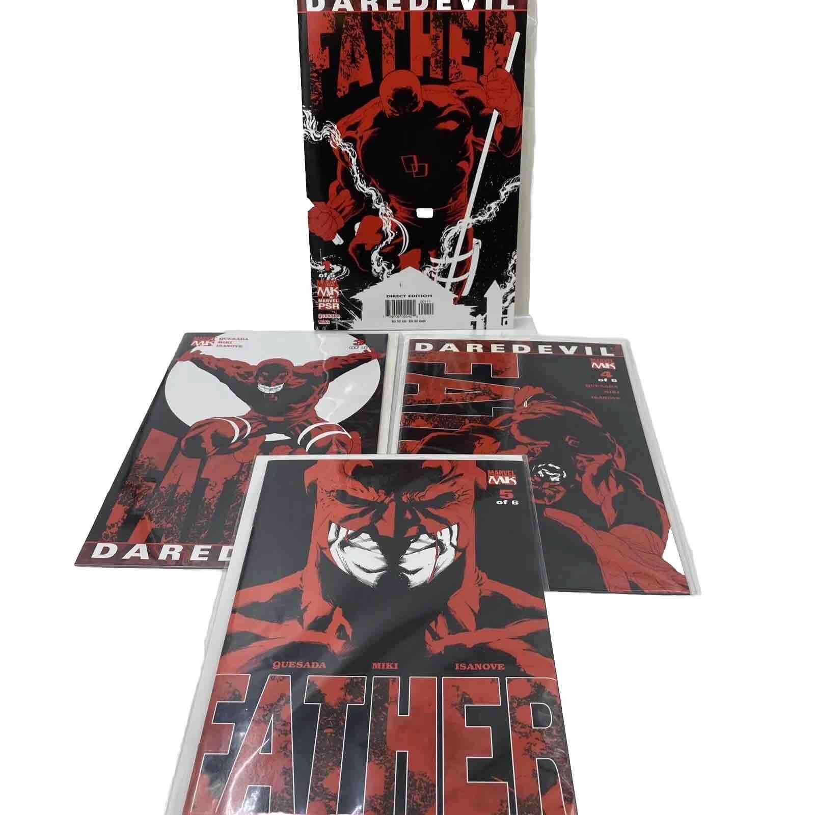 DAREDEVIL “FATHER” MARVEL COMICS (2004) #1-3-4-5 All M/NM & Never Read ...