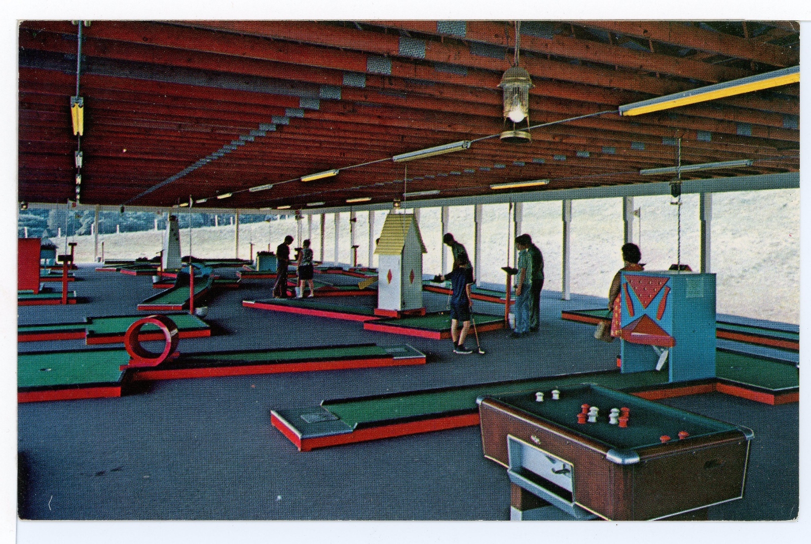 Vintage MINI GOLF Course Design--Chrome Advertising PC SCRANTON PA ...