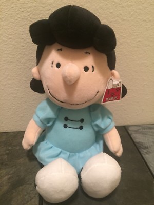 Lucy Plush Peanuts Doll From Cedar Point Fair Blue Dress | eBay
