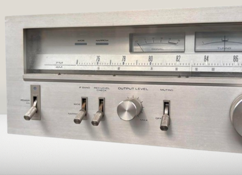PIONEER TX-8800 II FM/AM Vintage Stereo Tuner Silver Power supply ...