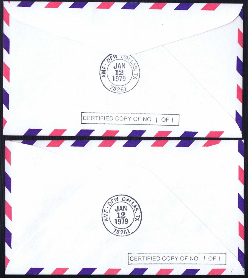 TWO BA/BRANIFF CONCORDE COVERS SIGNED SEO BROWN/ GEORGE FLOYD (ON ONE ...