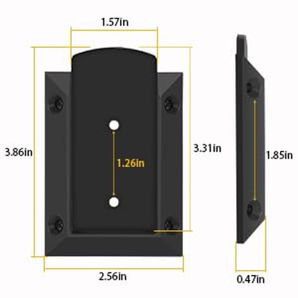 30Pcs Aluminum Deck Railing Brackets Connector for 2x4 Railing Wood ...