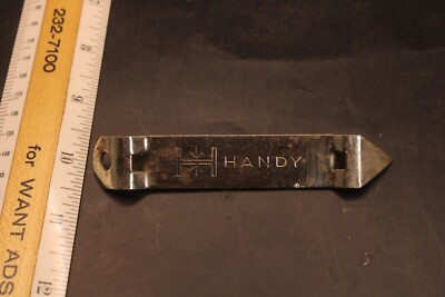 Handy Button Vintage Bottle Opener NYC New York Advertising Church Key ...