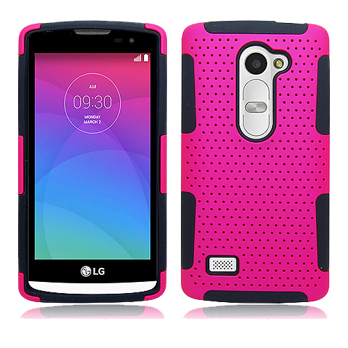 For LG Leon C40 H332 Power L22C Risio Tribute 2 LS665 Hybrid Mesh Case ...