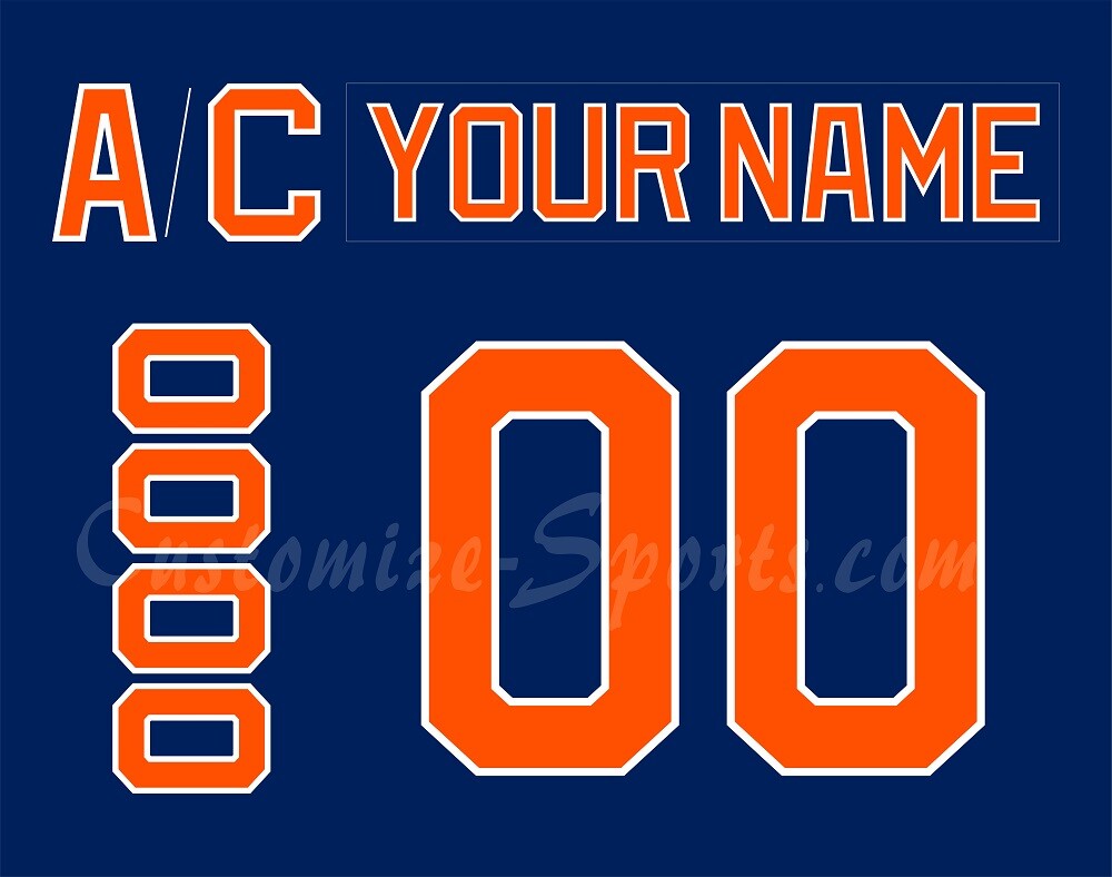 New York Islanders Customized Number Kit for 2009 Throwback Uniform | eBay