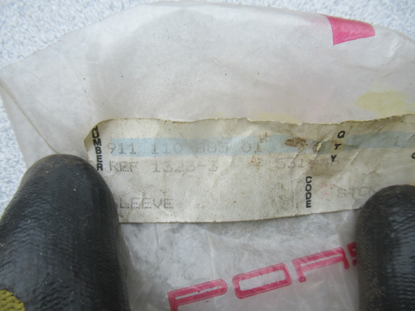 Porsche 911 Rubber Intake Sleeve 911 110 885 01 GENUINE C#N14 | eBay